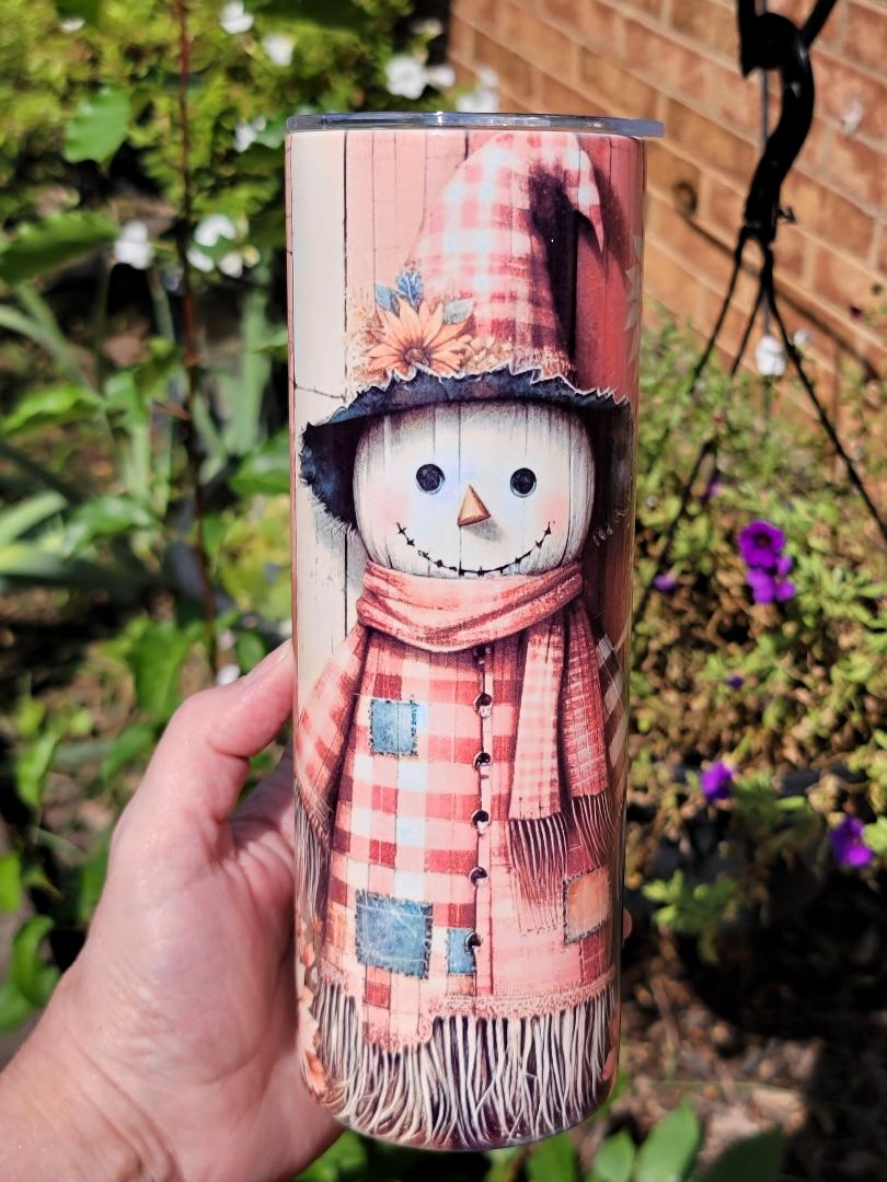 20oz Scarecrow tumbler – Divine Designs By Faustina